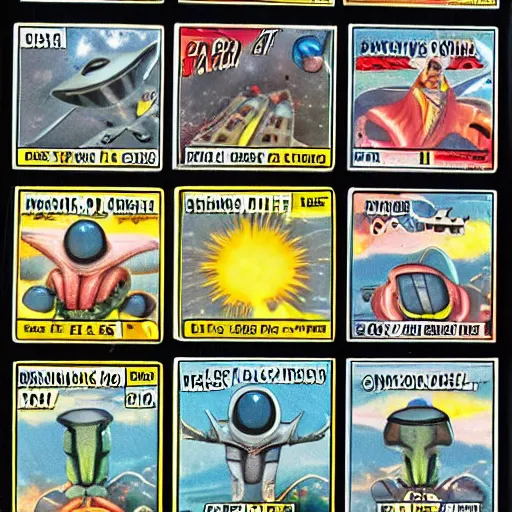 ufo trading cards by an alien | Stable Diffusion | OpenArt