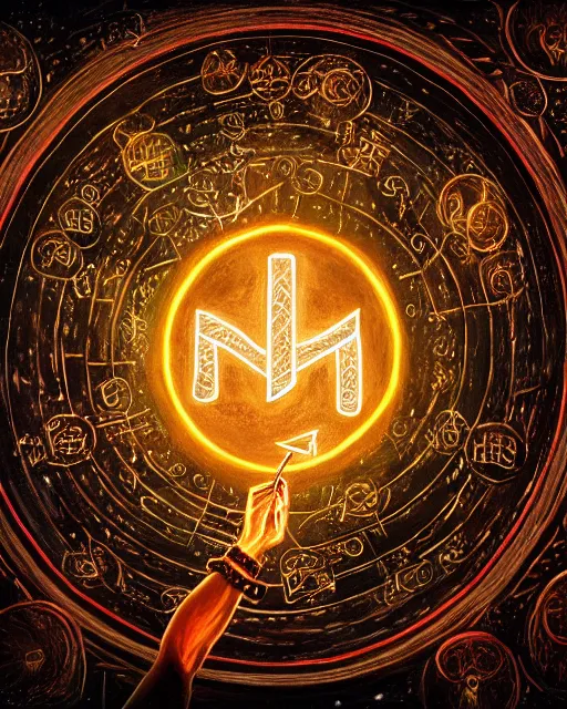 literati painting of mage reciting an incantation and | Stable ...