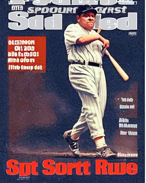 babe ruth on cover of 2005 sports illustrated magazine | Stable ...