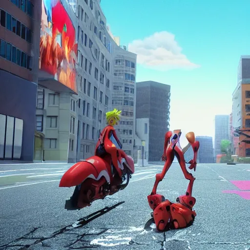 neon genesis evangelion - pixar cgi | Stable Diffusion | OpenArt