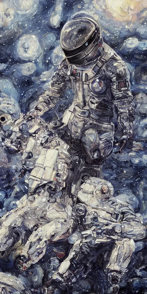 oil painting scene from Interstellar movie art by kim | Stable ...