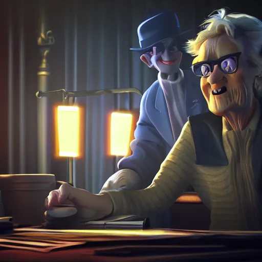 portrait of bookmaker sly cunning pixar style | Stable Diffusion | OpenArt