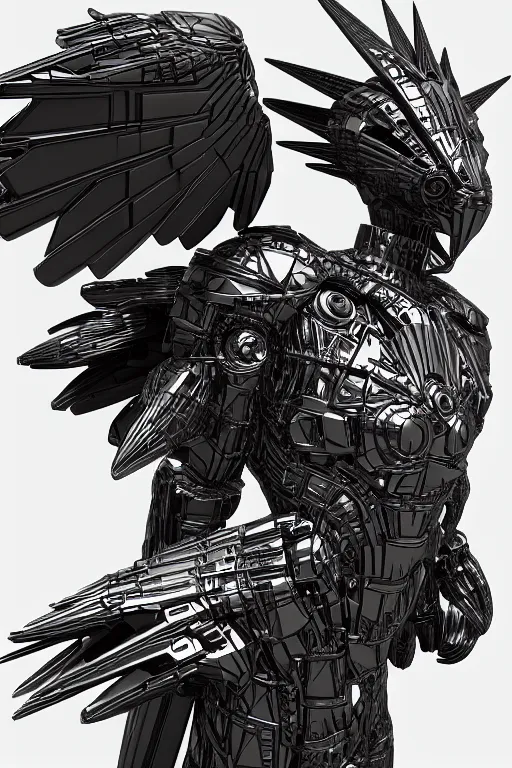 eagle in cybernetic armour, 3 d render, highly | Stable Diffusion | OpenArt
