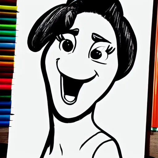 goofy movie style drawing of kim kardashian | Stable Diffusion | OpenArt
