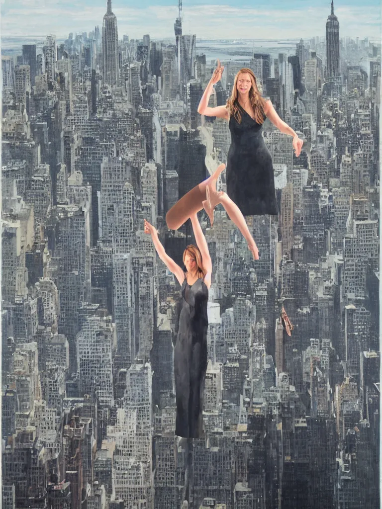 hyperrealist painting of anna torv as a giantess, | Stable Diffusion ...