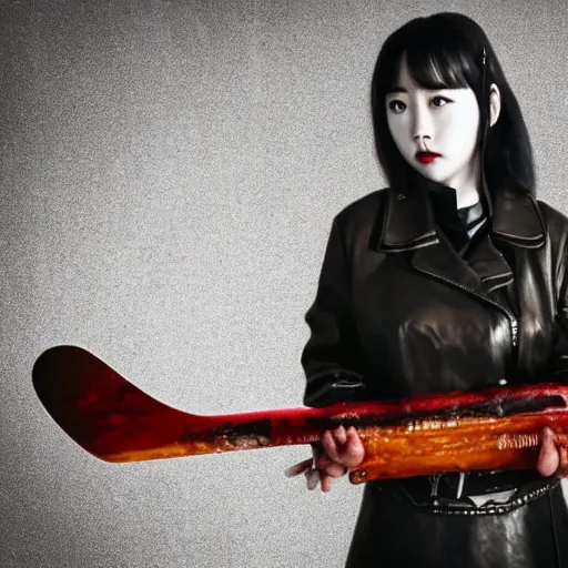 photo of Chuu Kim Ji-woo from LOONA dressed as Negan, | Stable ...