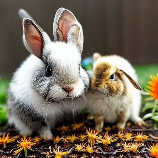 photo of a hybrid between a bee and a rabbit | Stable Diffusion | OpenArt