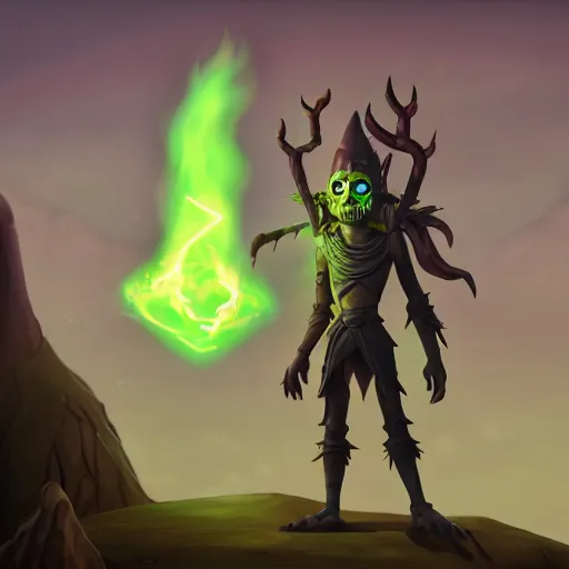 an orc warlock in plagueheart gear, Rick and Morty | Stable Diffusion ...