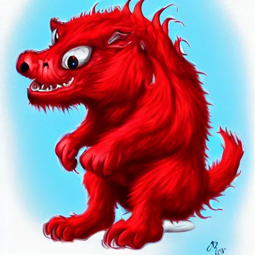 cute palm sized blood red beast, digital art | Stable Diffusion | OpenArt