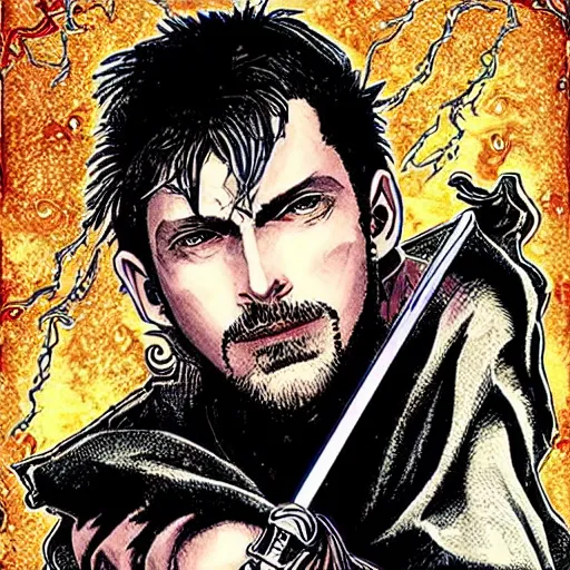 pen and ink!!!! attractive 22 year old deus ex!! | Stable Diffusion ...