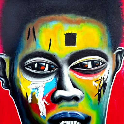 detailed neo expressionism oil painting of sad boy | Stable Diffusion ...