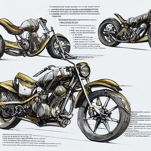 dungeons and dragons motorcycle, concept art, players | Stable Diffusion