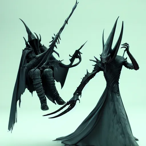 witch king of angmar slow dancing with a xenomorph, | Stable Diffusion ...