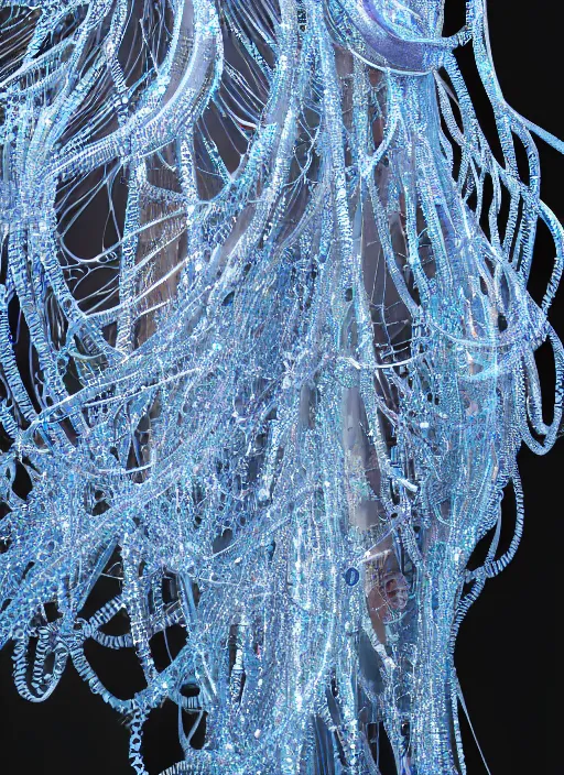 Very Shiny and Detailed Jelly Fish Dress, 3D Fashion, | Stable ...
