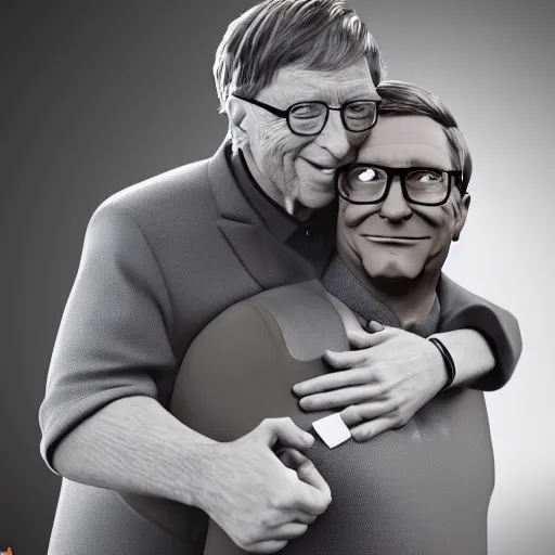 Bill Gates being strangled by Linux Tux, Bill Gates in | Stable ...