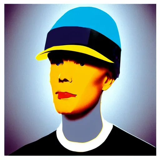 a cool ice hat by andy warhol, digital art, trending | Stable Diffusion ...