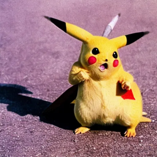 The first pikachu (Tonitru Rattus) found in nature, | Stable Diffusion ...