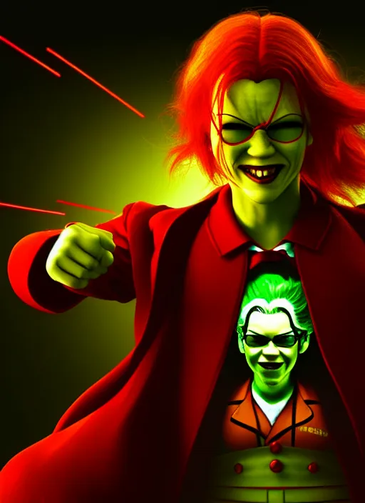 wendy thomas fighting ronald mcdonald, hyper detailed, | Stable ...