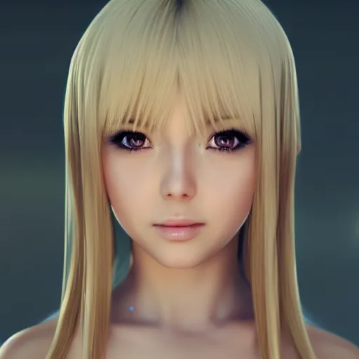 render as a very beautiful 3d anime girl, hot petite, | Stable ...
