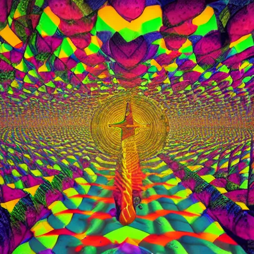 Psychedelic DMT experience with inter-dimensional | Stable Diffusion ...