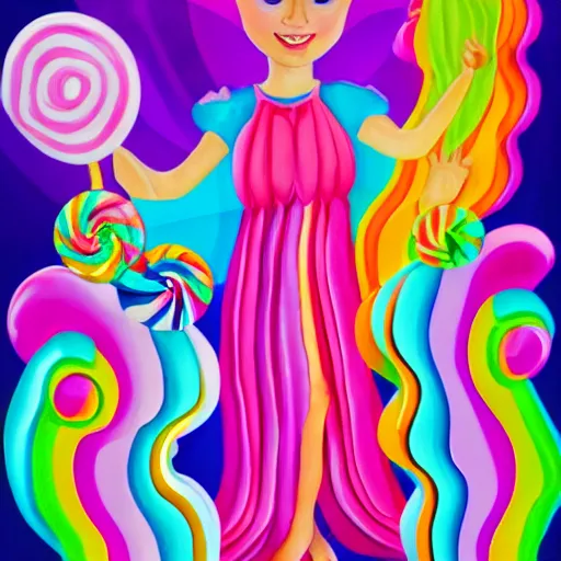 candyland style art, mary holding child | Stable Diffusion | OpenArt