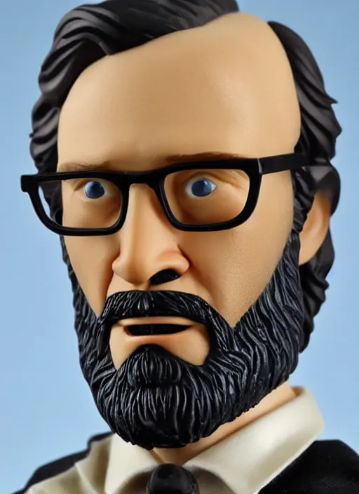 black series action figure of bearded charlie kaufman | Stable Diffusion | OpenArt