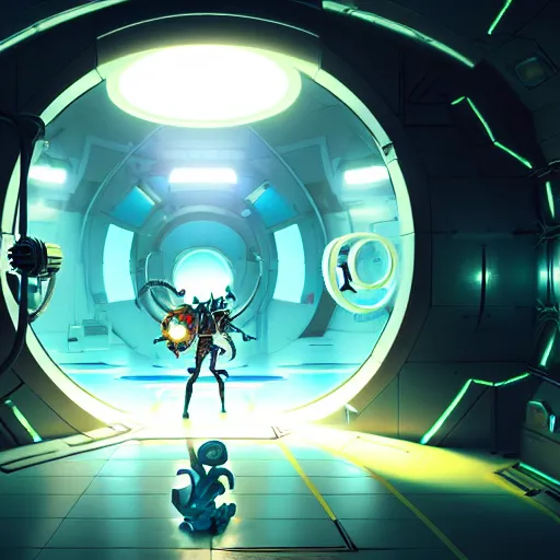 aperture science test chamber, big white tiles lining | Stable ...