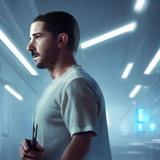 epic cinematic film still of shia labeouf in blade | Stable Diffusion ...