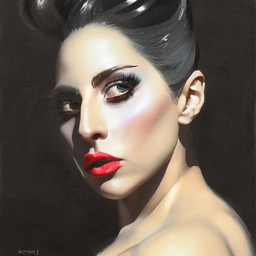 lady gaga, organic painting, matte painting, bold | Stable Diffusion ...
