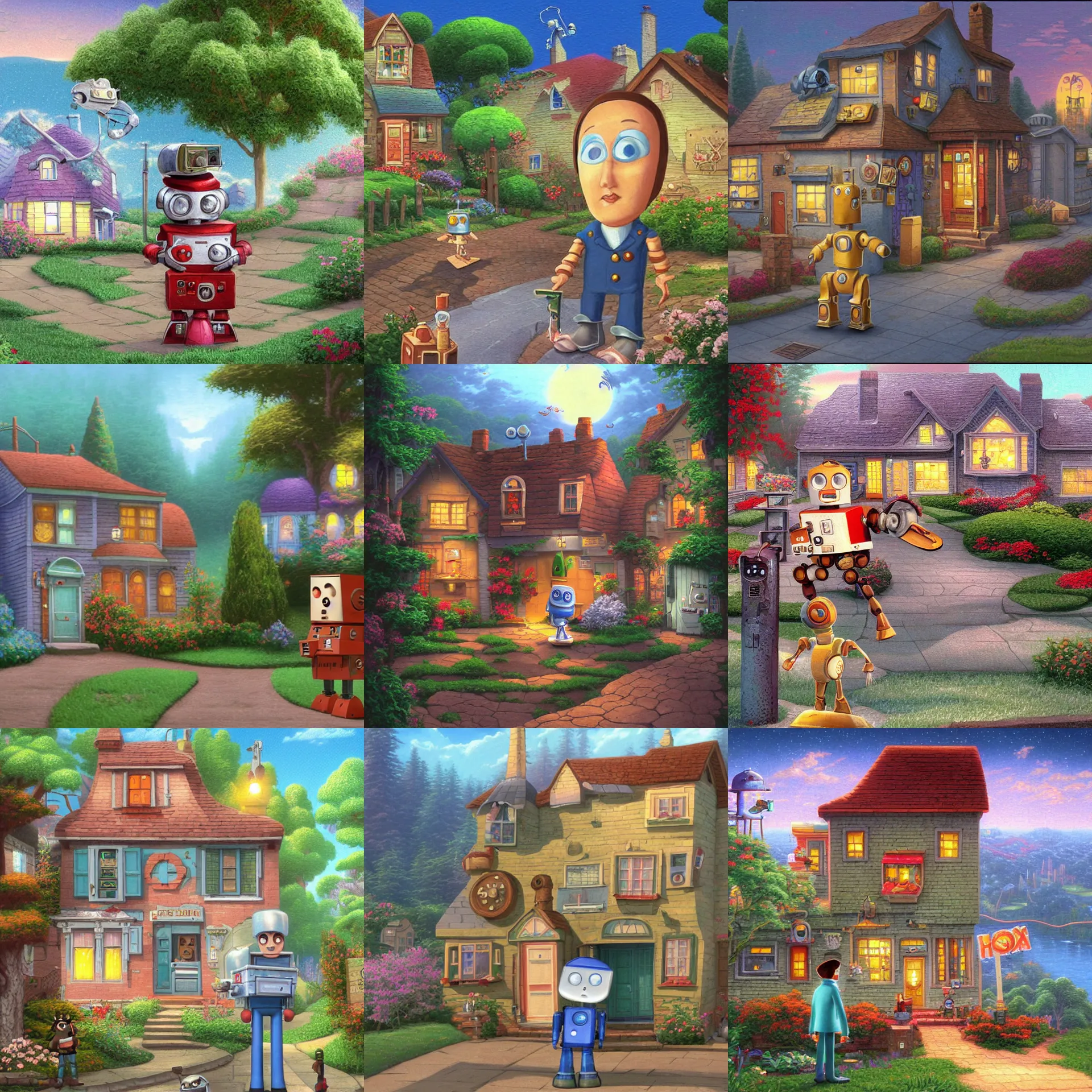 main player character, which is a small cute robot | Stable Diffusion | OpenArt