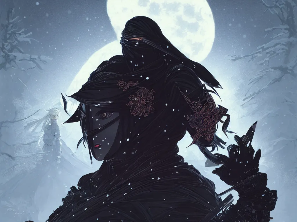 portrait ninja gaiden girl, armored black mirror ninja | Stable Diffusion | OpenArt