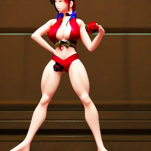 photorealistic Mai Shiranui, intricate upper body, | Stable Diffusion