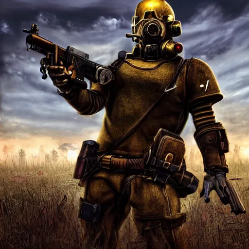 art of fallout, photo, realistic, hdr, golden hour | Stable Diffusion ...