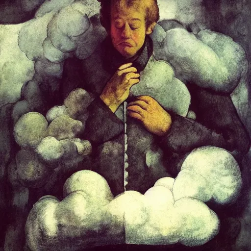 Portrait Portrait of the Nimbus Cloud King emerging | Stable Diffusion ...