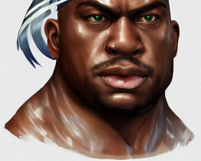 character portrait concept art for a huge hulking | Stable Diffusion ...