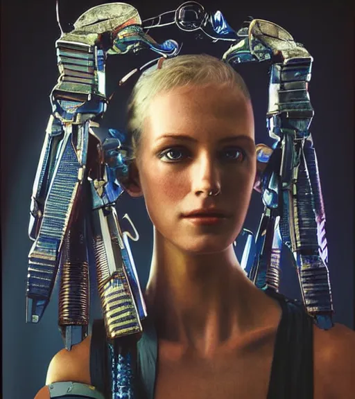 portrait_photo_of_a_stunningly beautiful gynoid | Stable Diffusion ...