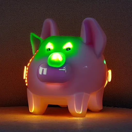 glowing led pig | Stable Diffusion | OpenArt