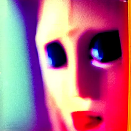 worried, beautiful android peeking at you though the | Stable Diffusion ...