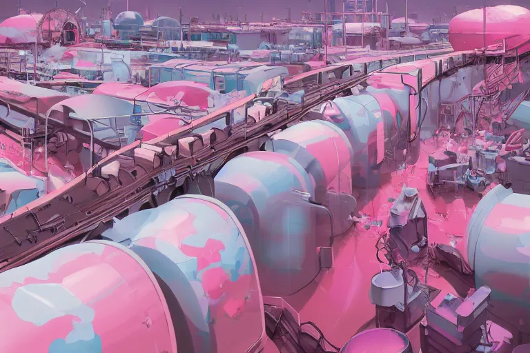 Diaper Disposal Factory, Overflowing with Diapers, | Stable Diffusion ...