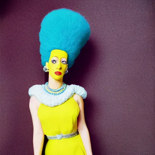 Marge Simpson realistic photoshoot for a new dior | Stable Diffusion ...