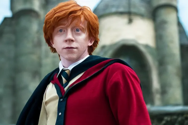 film still of Ron Weasley wearing hogwarts uniform in | Stable ...