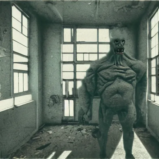 photograph of the interior abandoned soviet research | Stable Diffusion ...