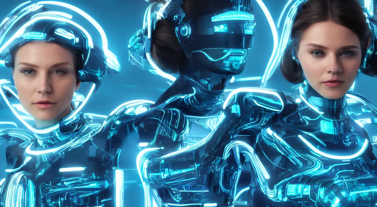 portrait of a woman wearing futuristic vr clothing | Stable Diffusion ...