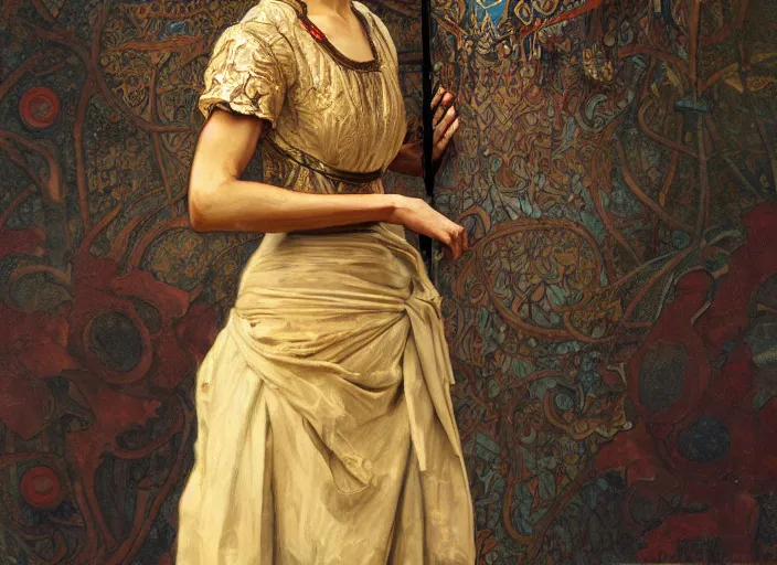 detailed full body concept art illustration oil | Stable Diffusion ...