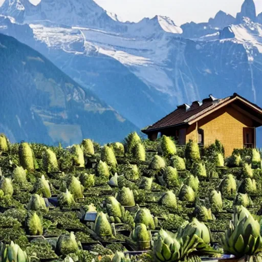 Swiss village in the Engadine, cartoon style | Stable Diffusion | OpenArt