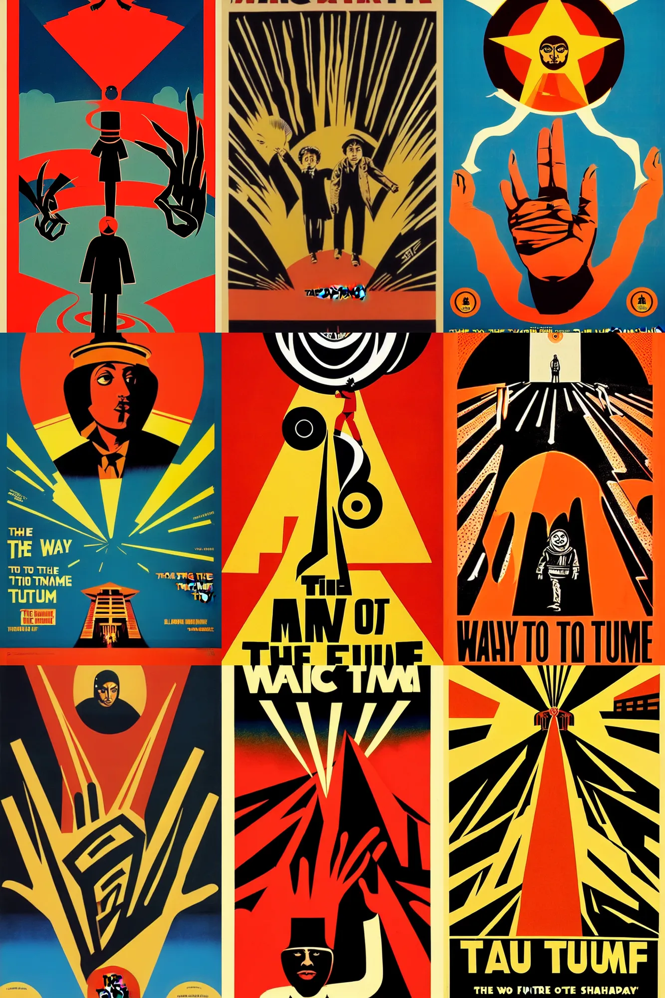 the way to the future magic temple movie poster film | Stable Diffusion ...