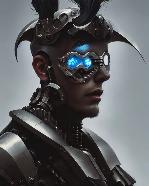 male portrait, handsome, detailed punk hair, cyclops | Stable Diffusion | OpenArt