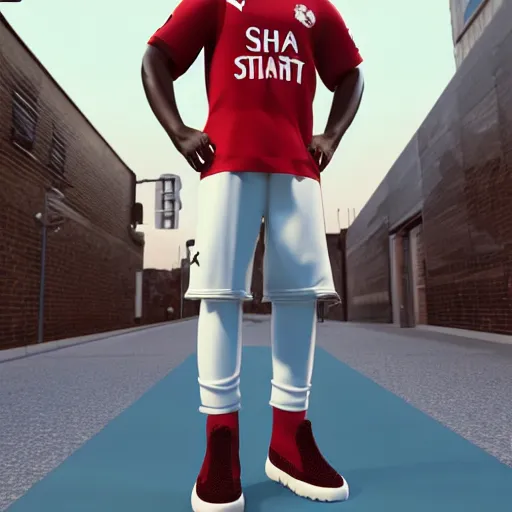 big shaq, 3d character model render, 4k, octane, white | Stable ...