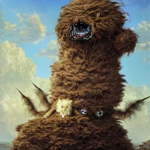 looming fluffy 8 legged gallerie blob collie dog bean | Stable ...