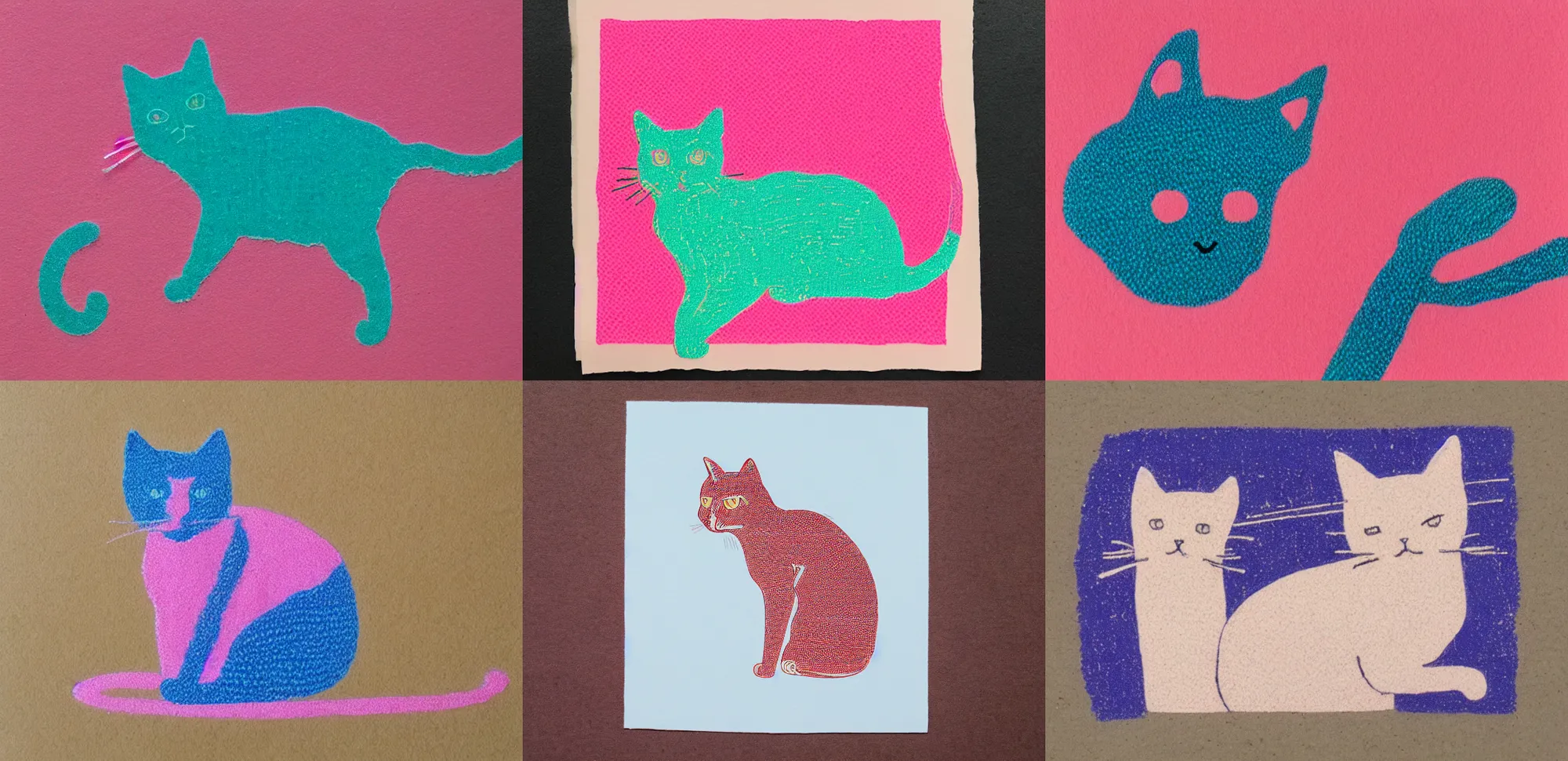 cat yarn risograph | Stable Diffusion | OpenArt